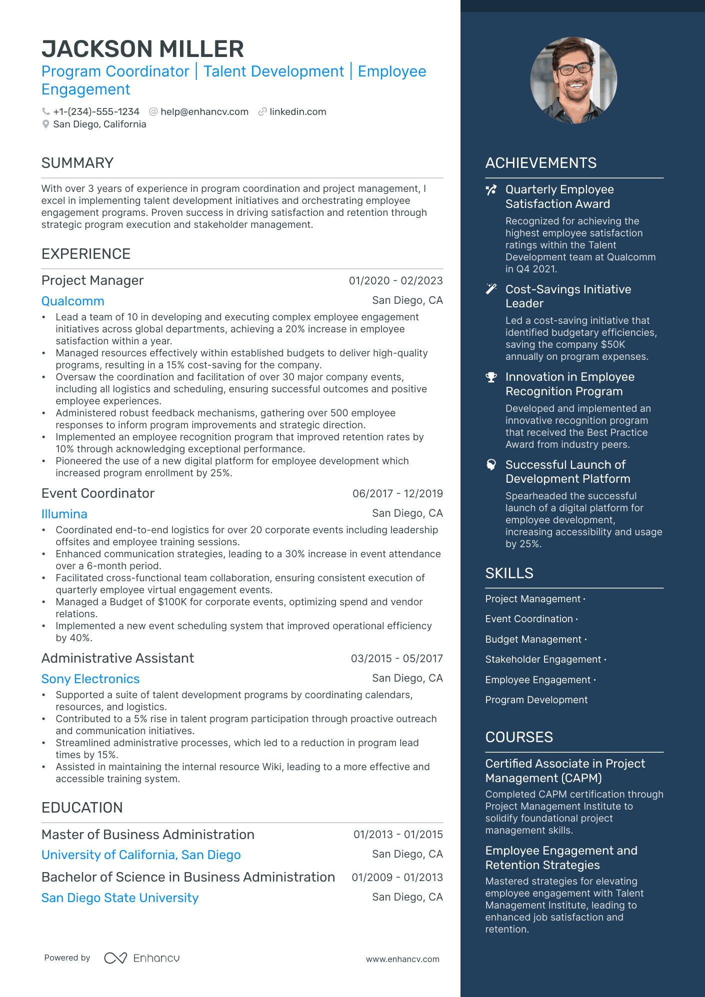 5 Program Coordinator Resume Examples & Guide for 2024