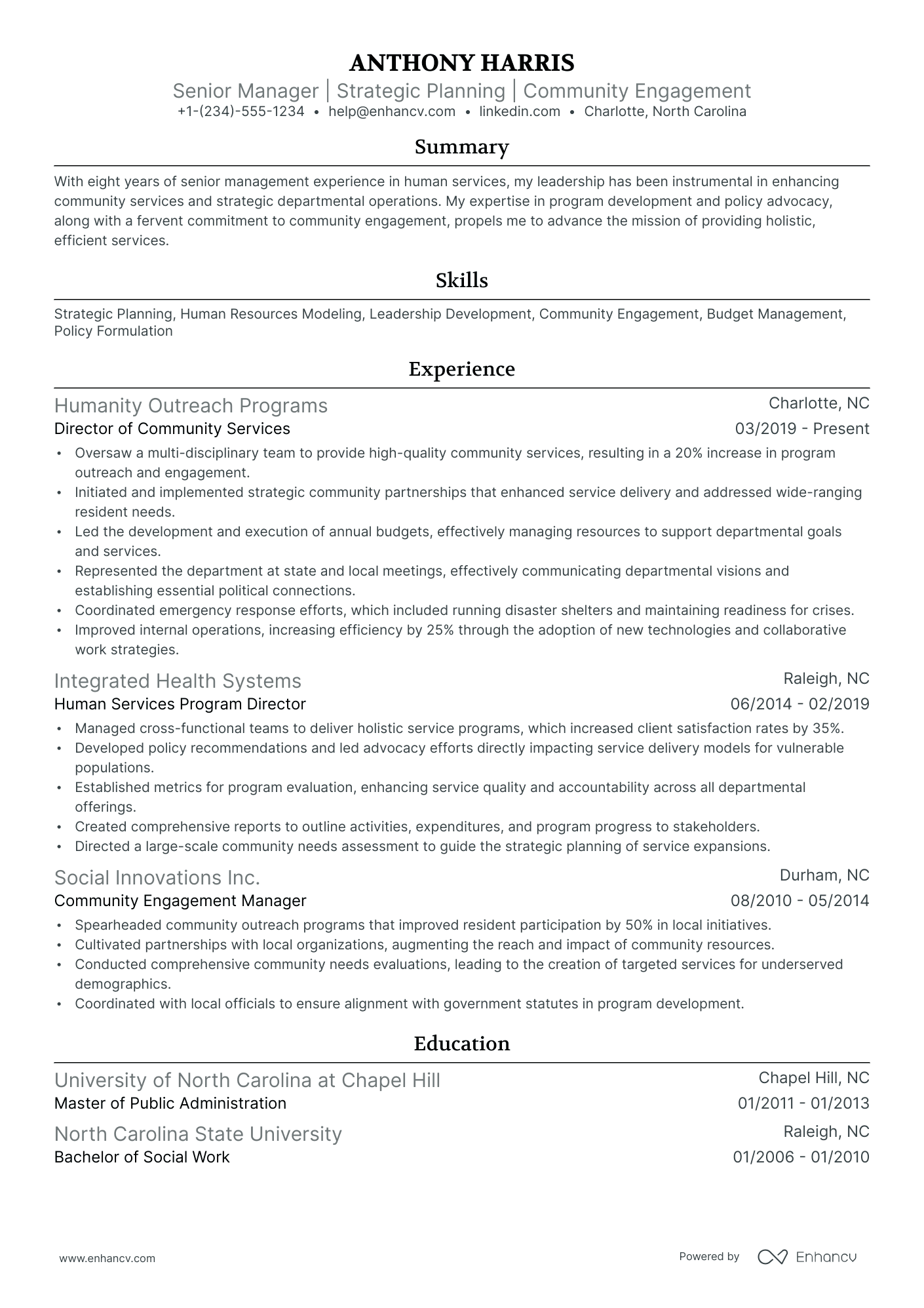 10 Deputy Director Resume Examples & Guide for 2026