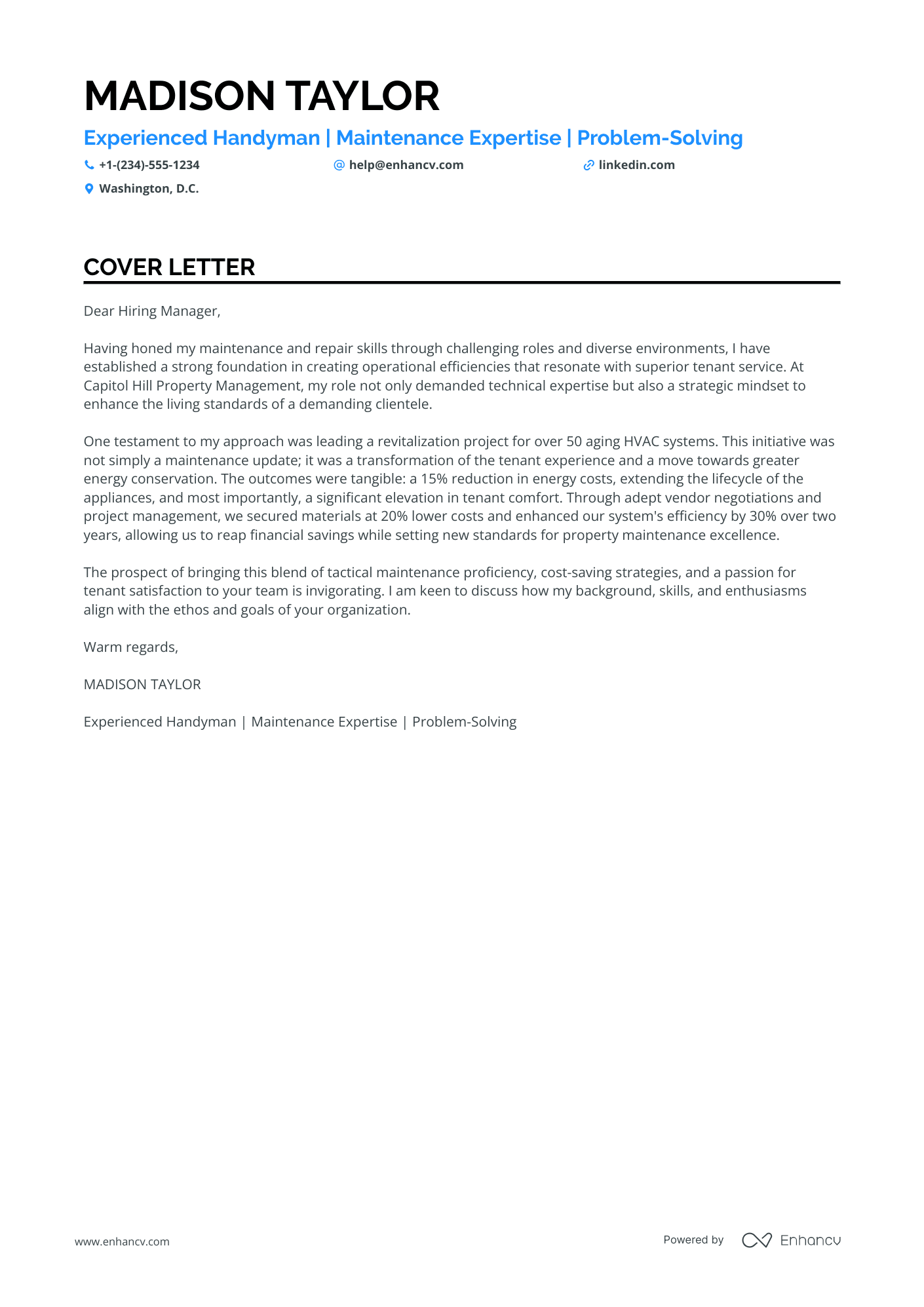 12 Professional Construction Worker Cover Letter Examples and Template ...