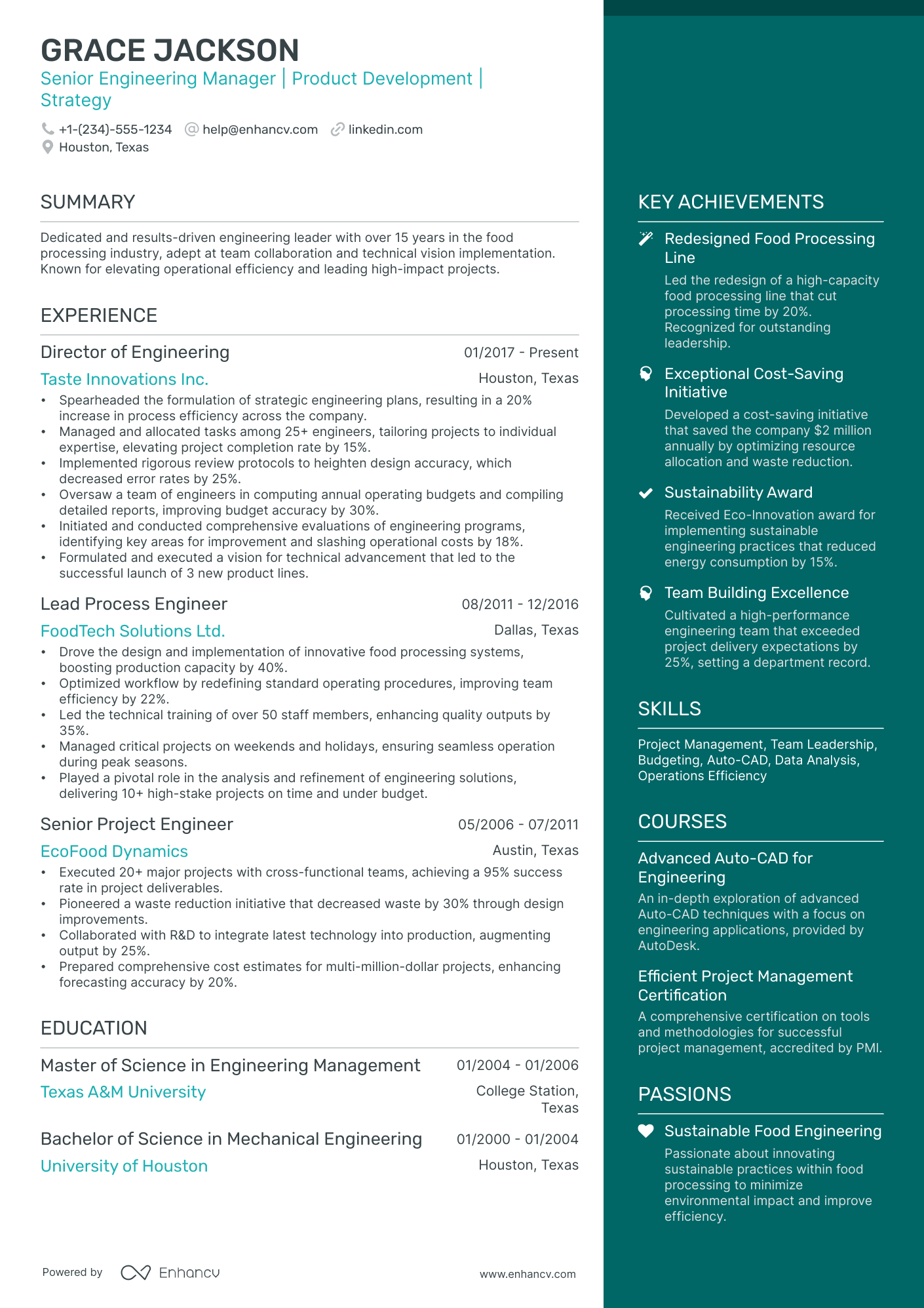10 Director of Engineering Resume Examples & Guide for 2025