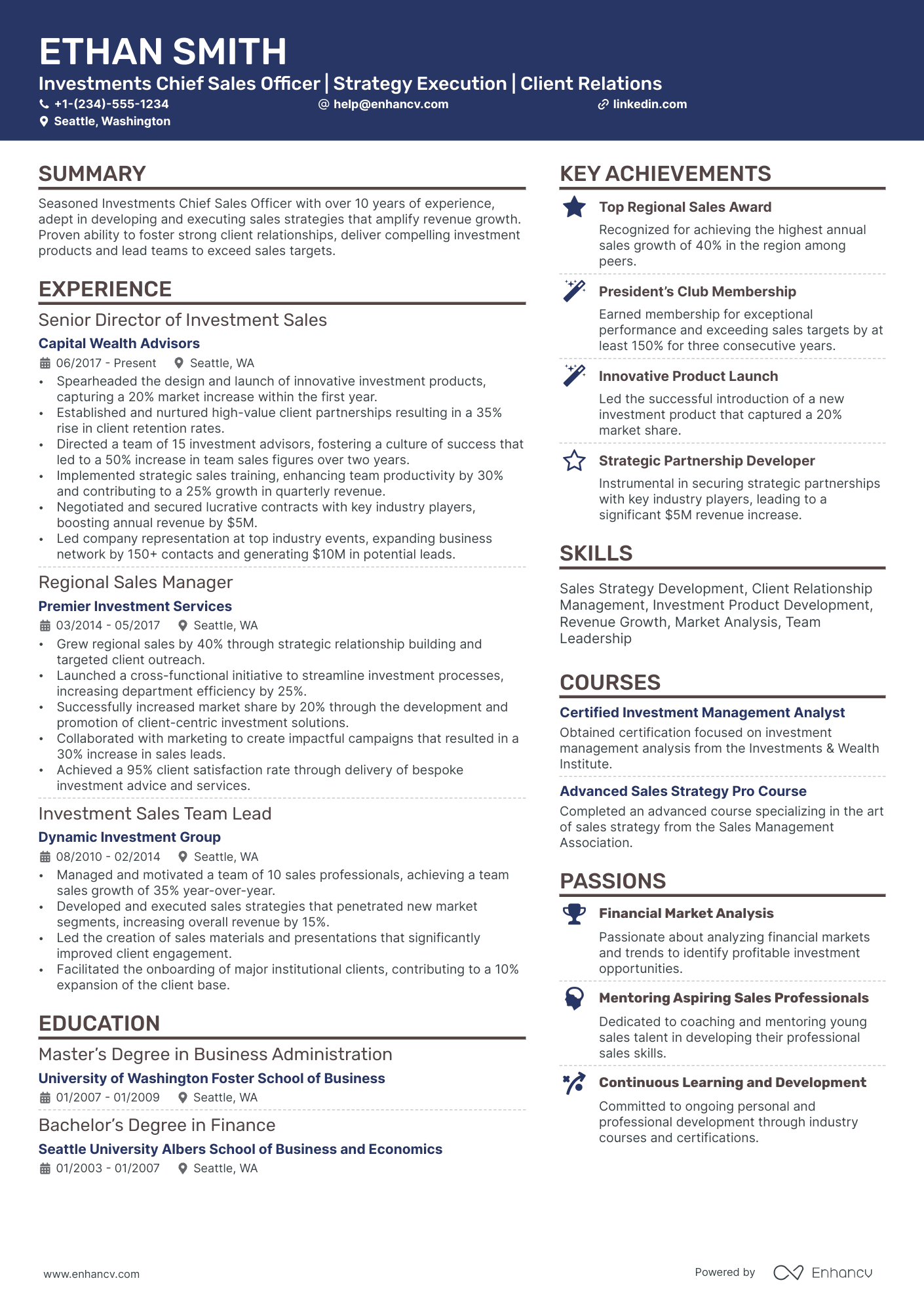 10 Sales Officer Resume Examples & Guide for 2025