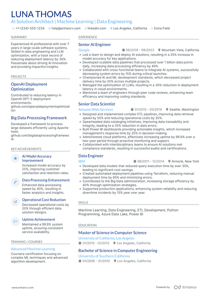 17 Machine Learning Resume Examples & Guide for 2026