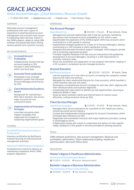 10 Strategic Account Manager Resume Examples & Guide for 2026