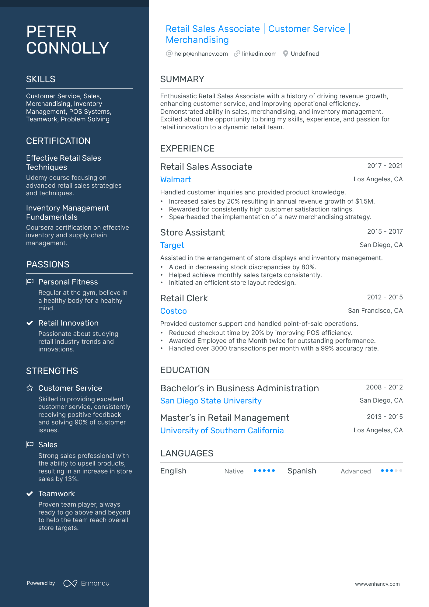 10 Retail Worker Resume Examples & Guide for 2026