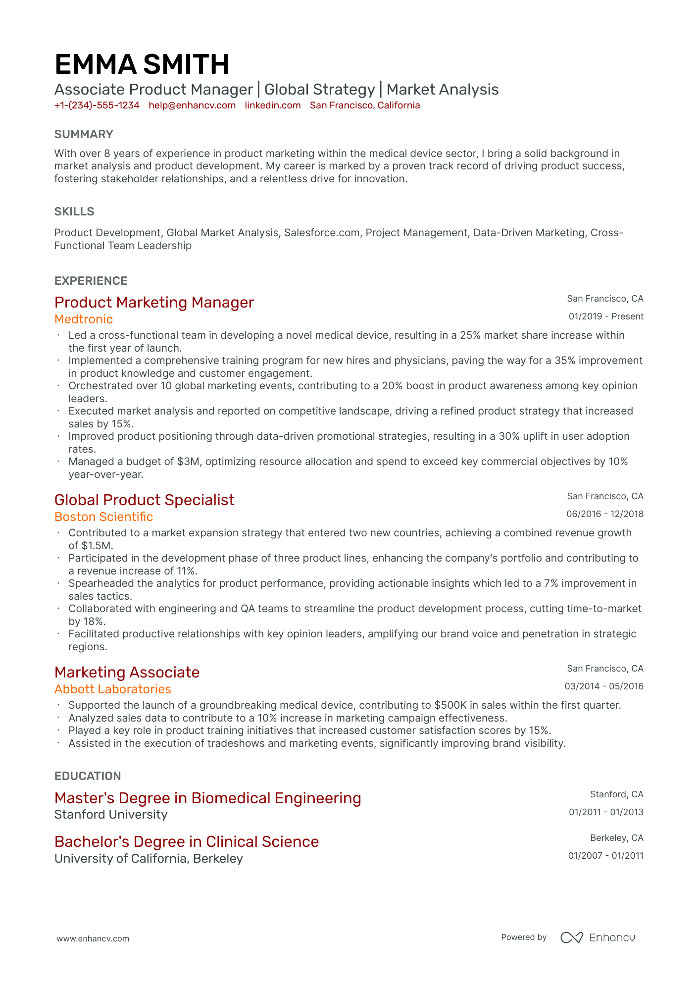 10 Associate Product Manager Resume Examples & Guide for 2026