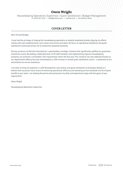 10 Professional Hotel General Manager Cover Letter Examples and ...