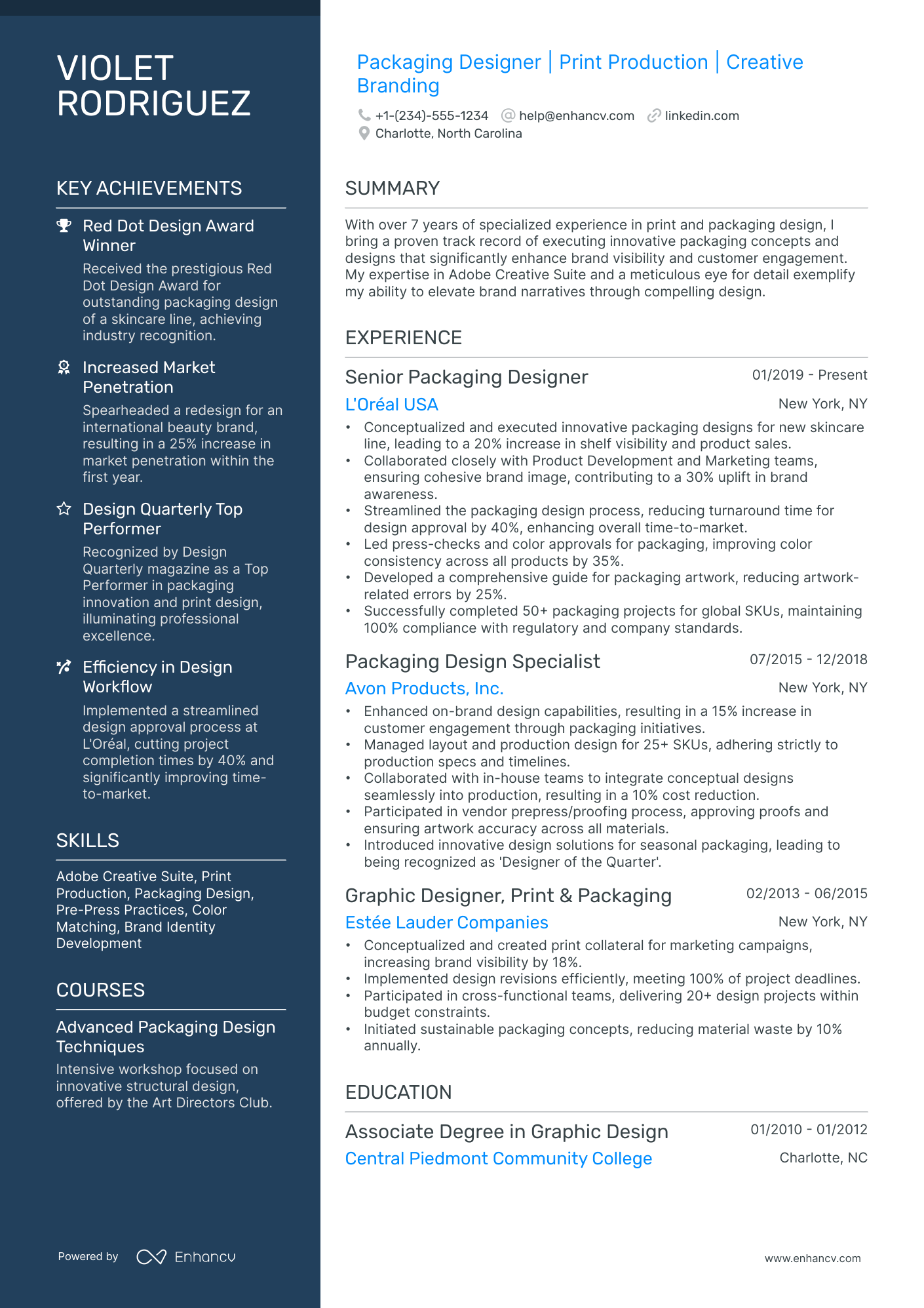 10 Packaging Designer Resume Examples & Guide for 2026