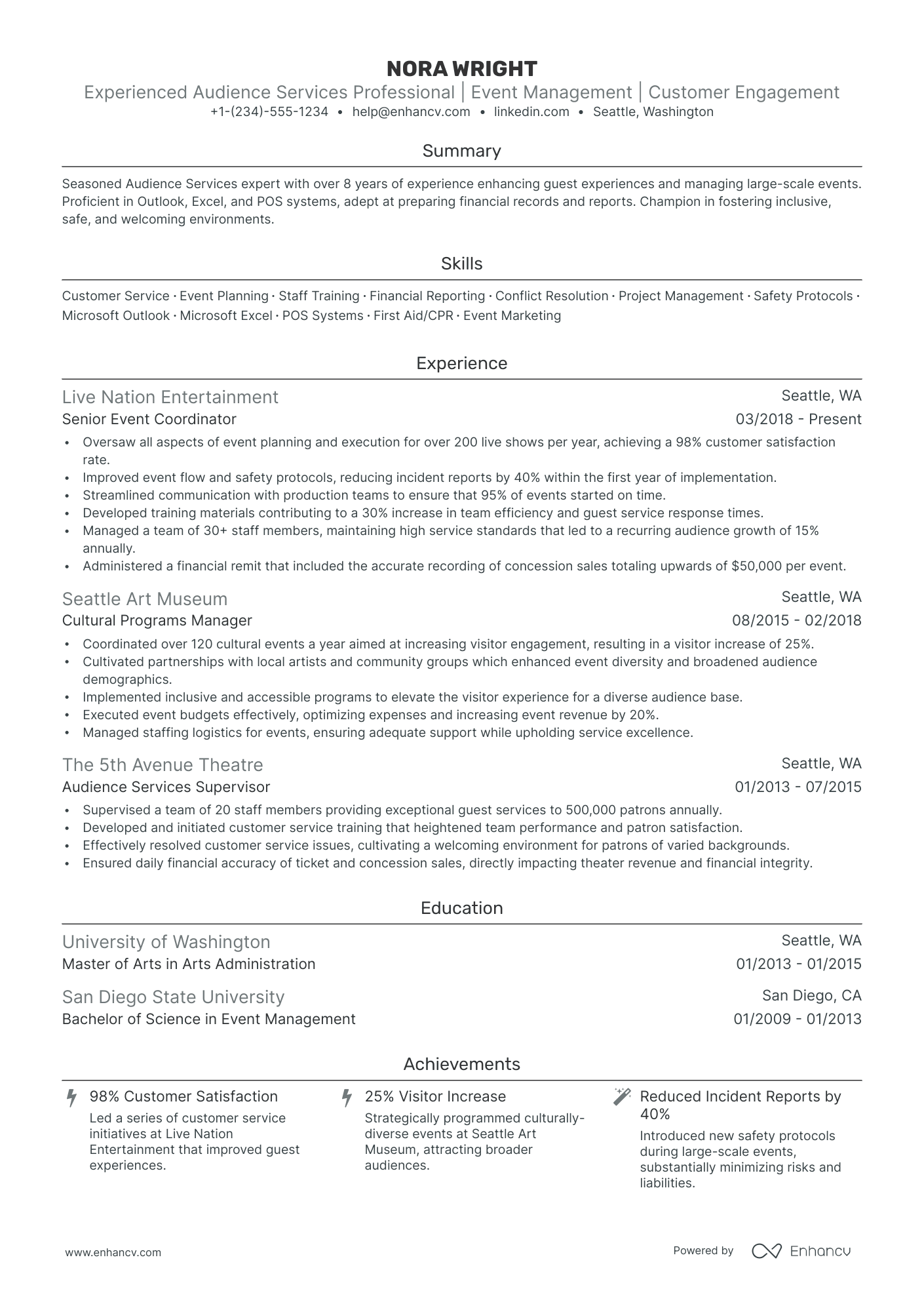 House Manager Resume Examples & Guide for 2024