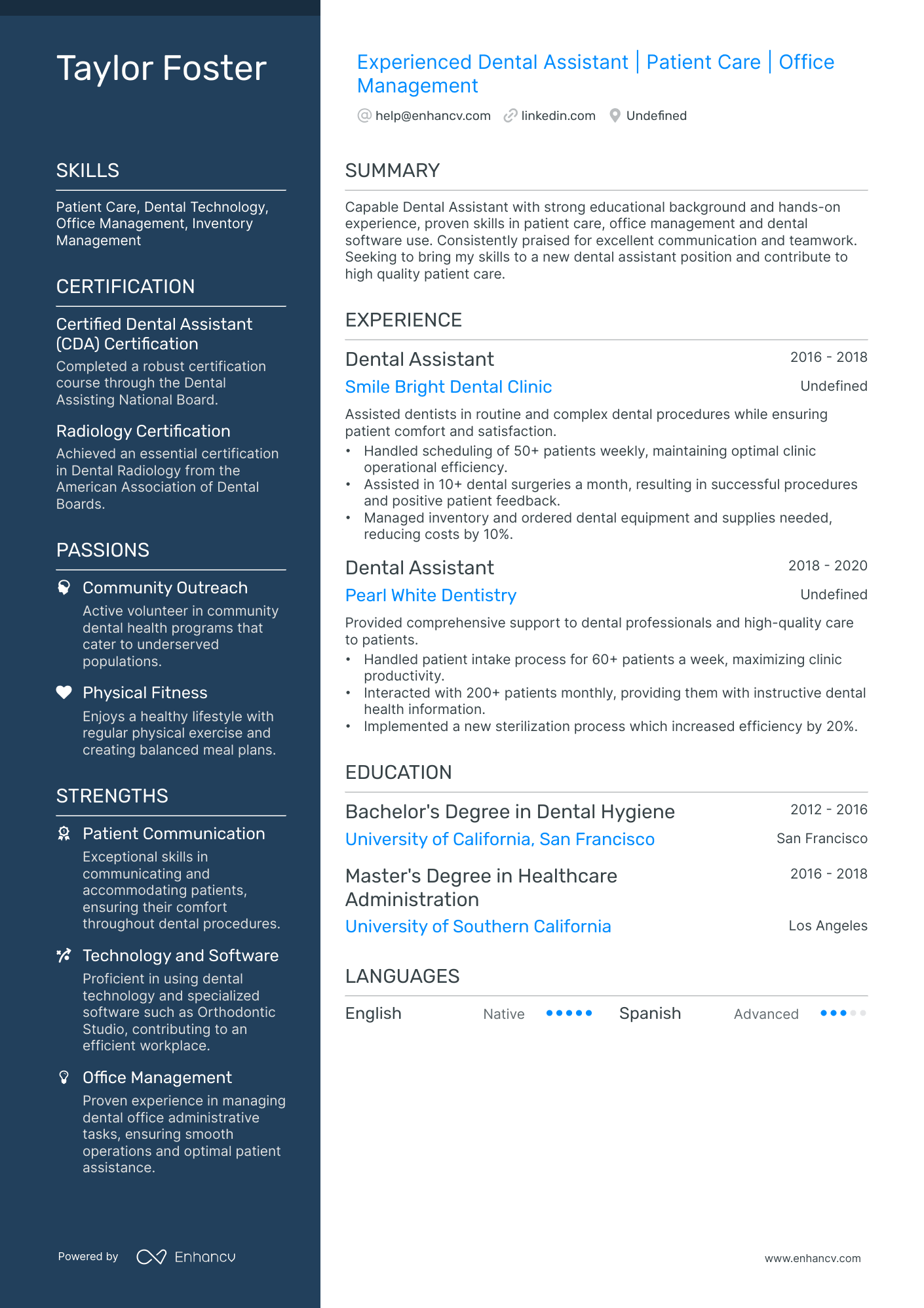 10 Entry-Level Dental Assistant Resume Examples & Guide for 2026