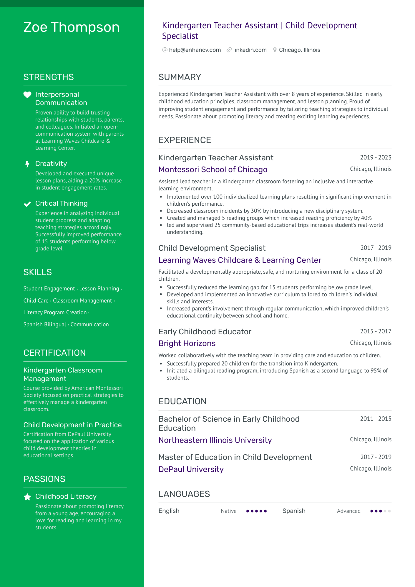 9 Teacher Assistant Resume Examples & Guide for 2024