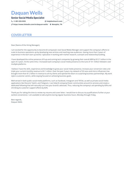 11 Social Media Manager Resume Examples & Guide for 2024