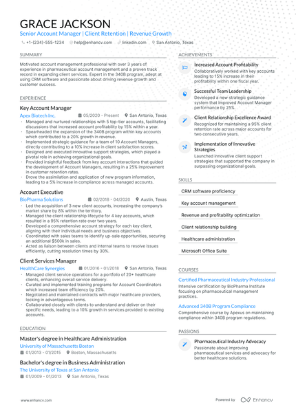 5 Strategic Account Manager Resume Examples & Guide for 2024