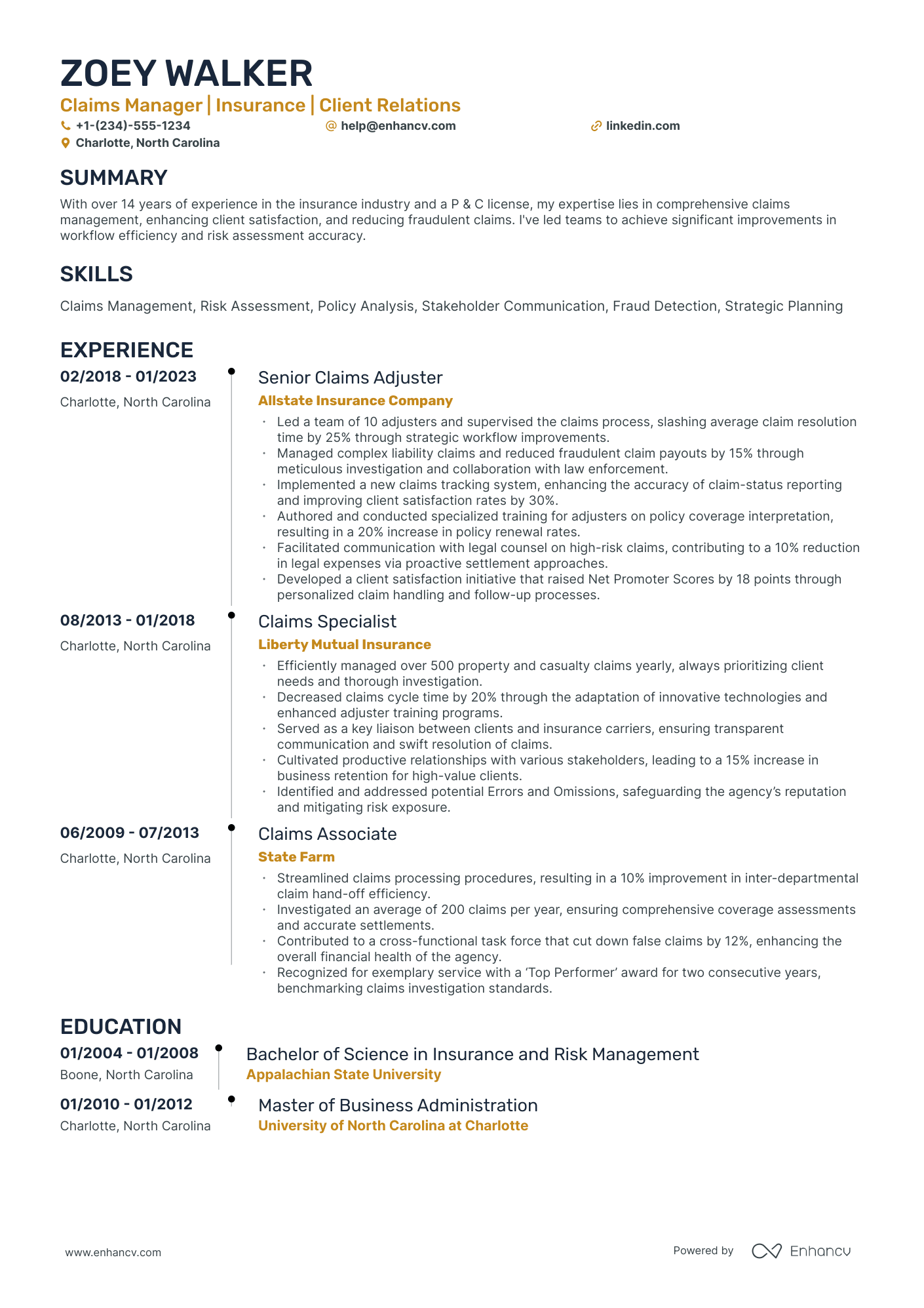 10 Claims Manager Resume Examples & Guide for 2026