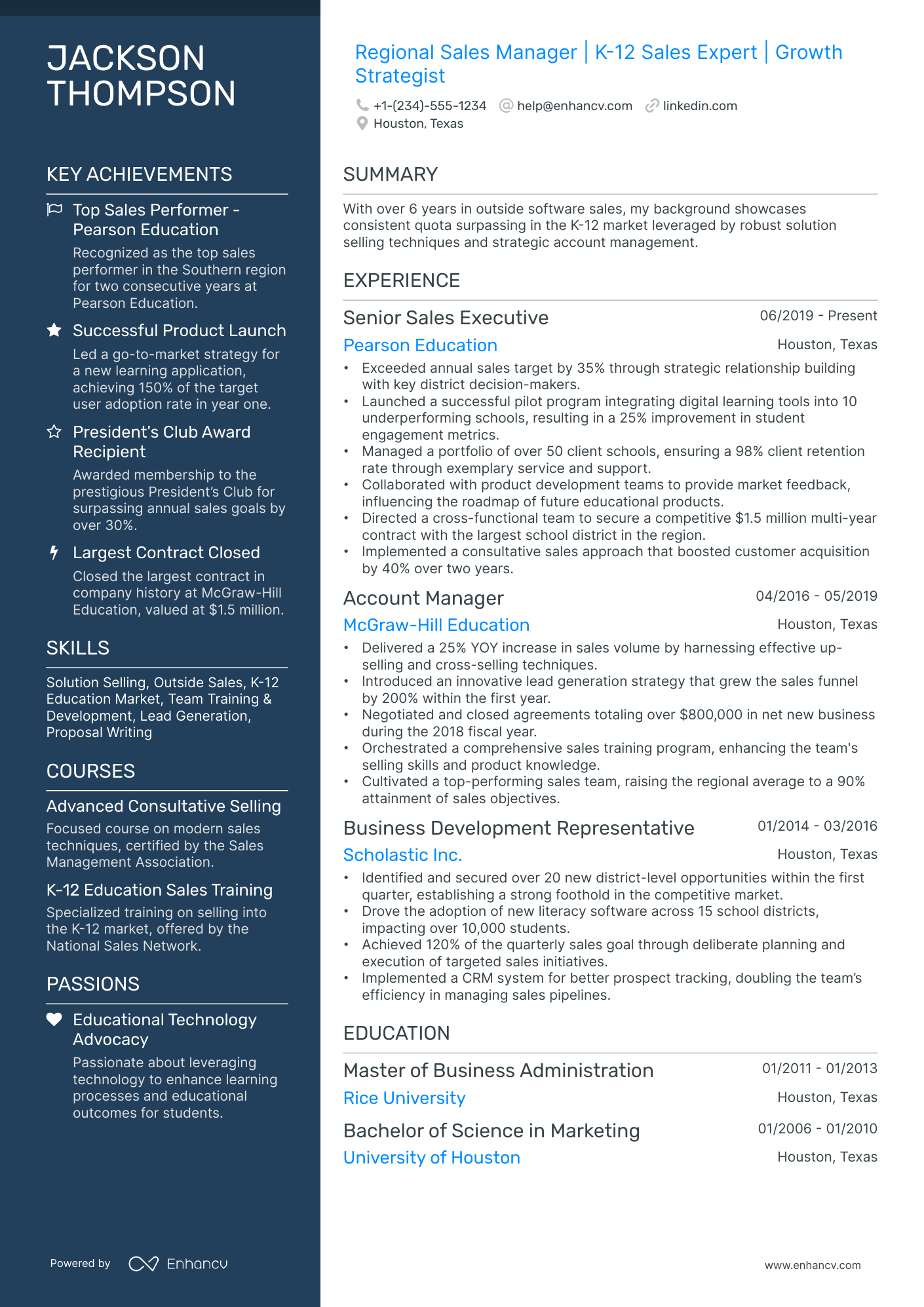 10 Software Sales Resume Examples & Guide for 2026