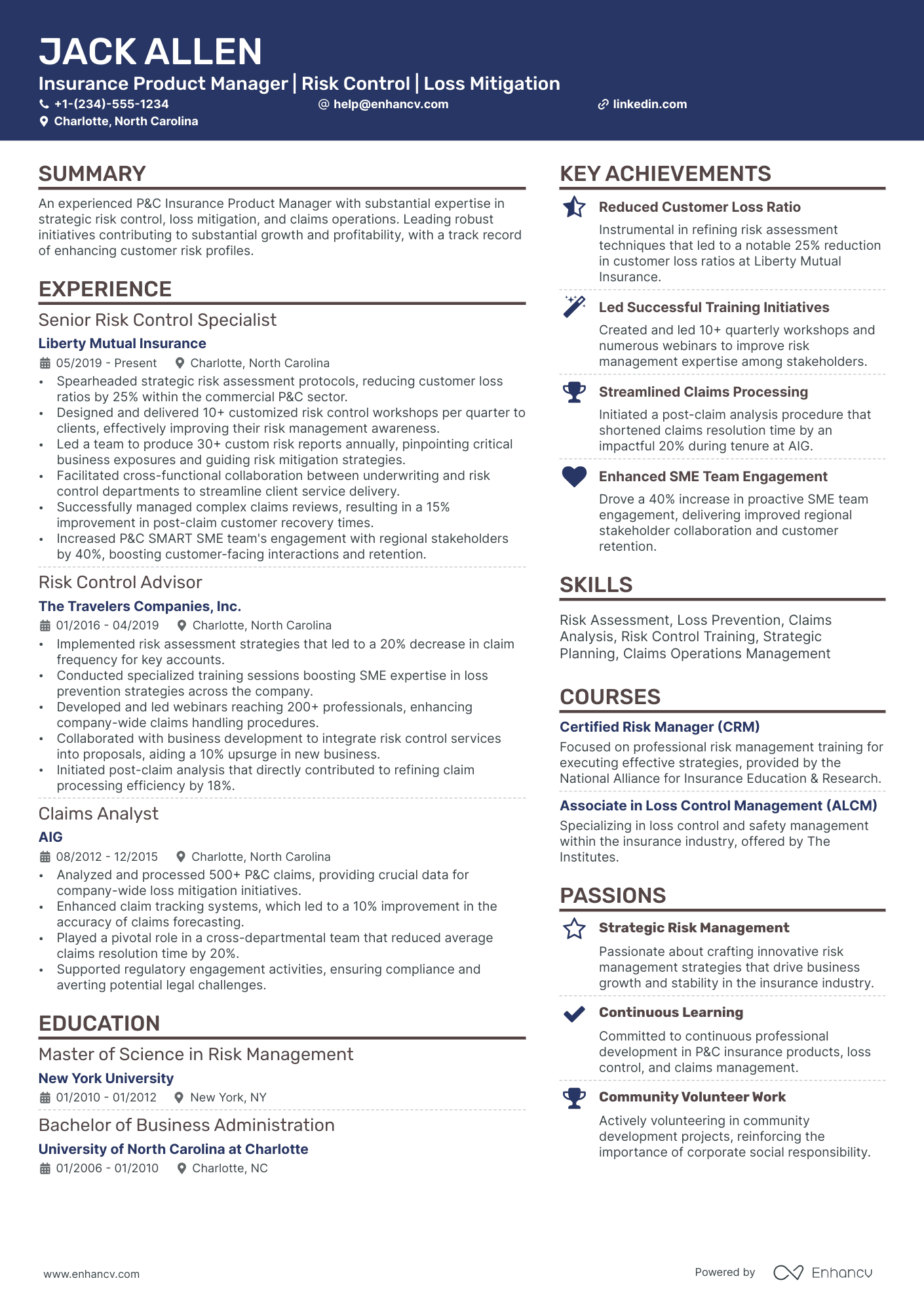 10 Insurance Product Manager Resume Examples & Guide for 2026