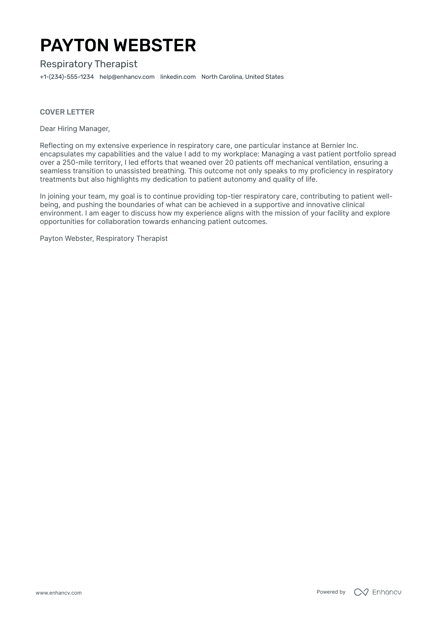 13 Professional Healthcare Cover Letter Examples and Template for 2024 ...