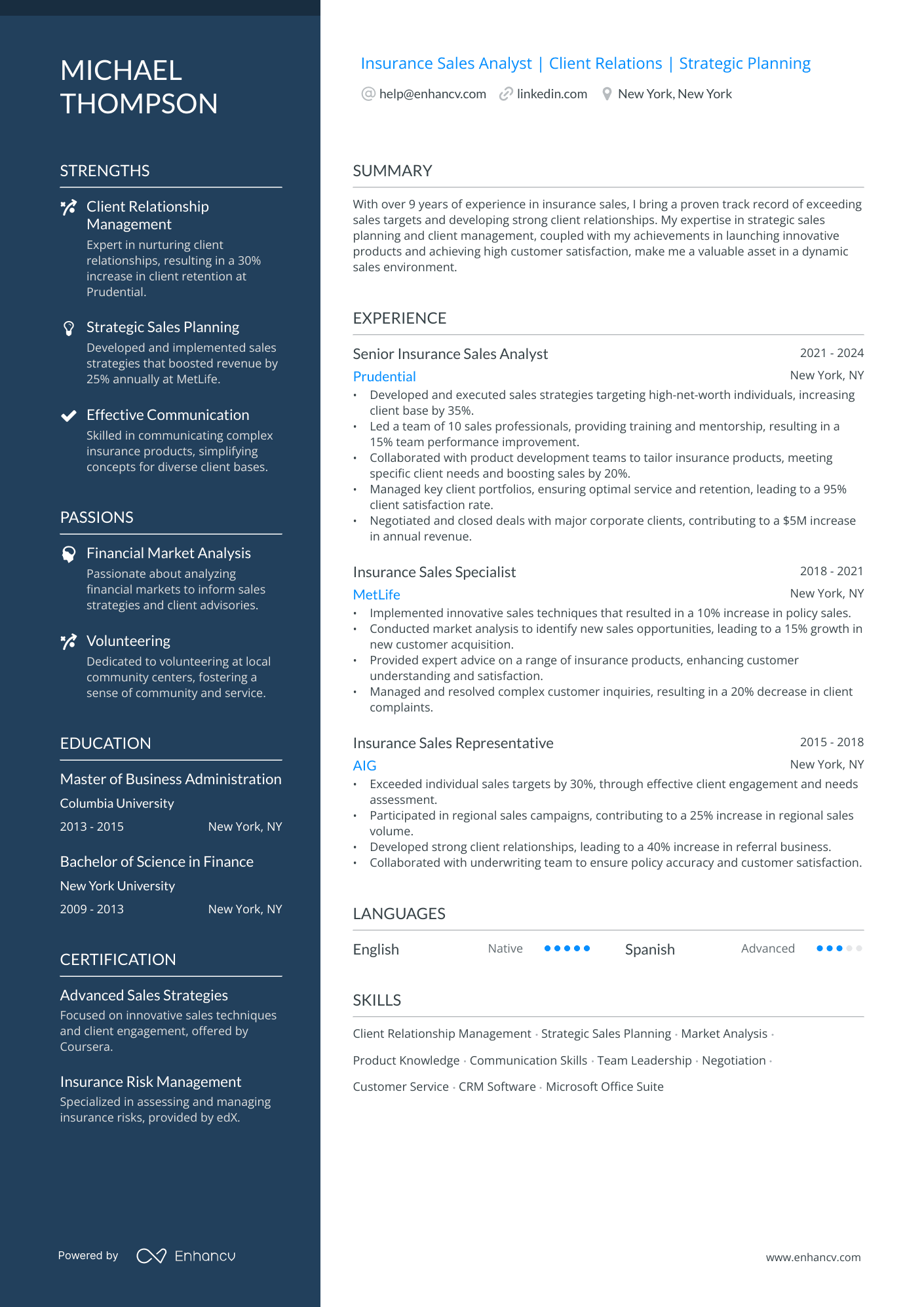 25 Insurance Agent Resume Examples That Got Jobs for 2026