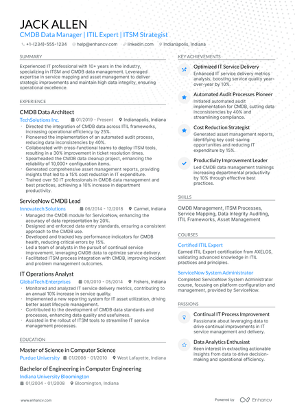 10 Servicenow Business Analyst Resume Examples & Guide for 2026