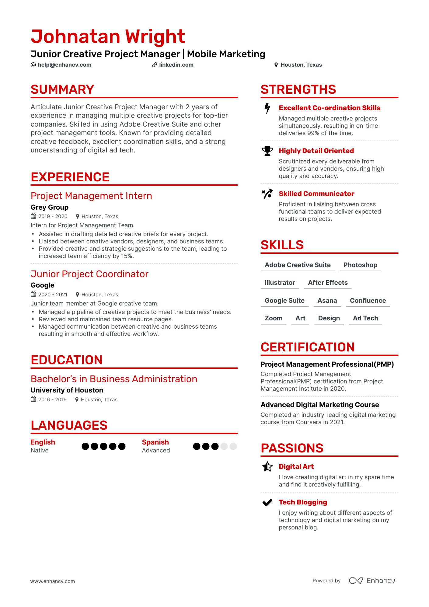 5 Junior Project Manager Resume Examples & Guide for 2024