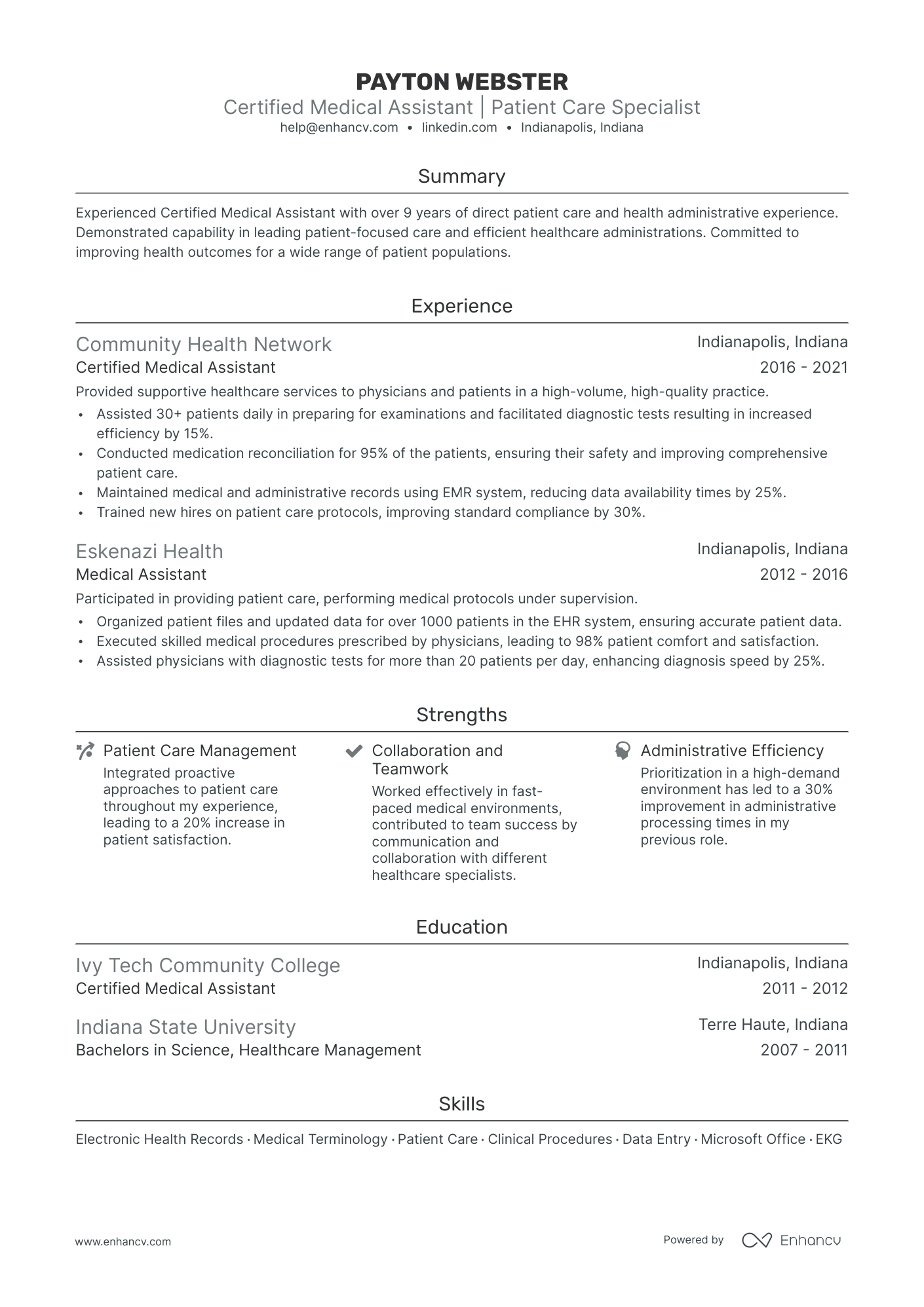 5 Certified Medical Assistant Resume Examples & Guide for 2024
