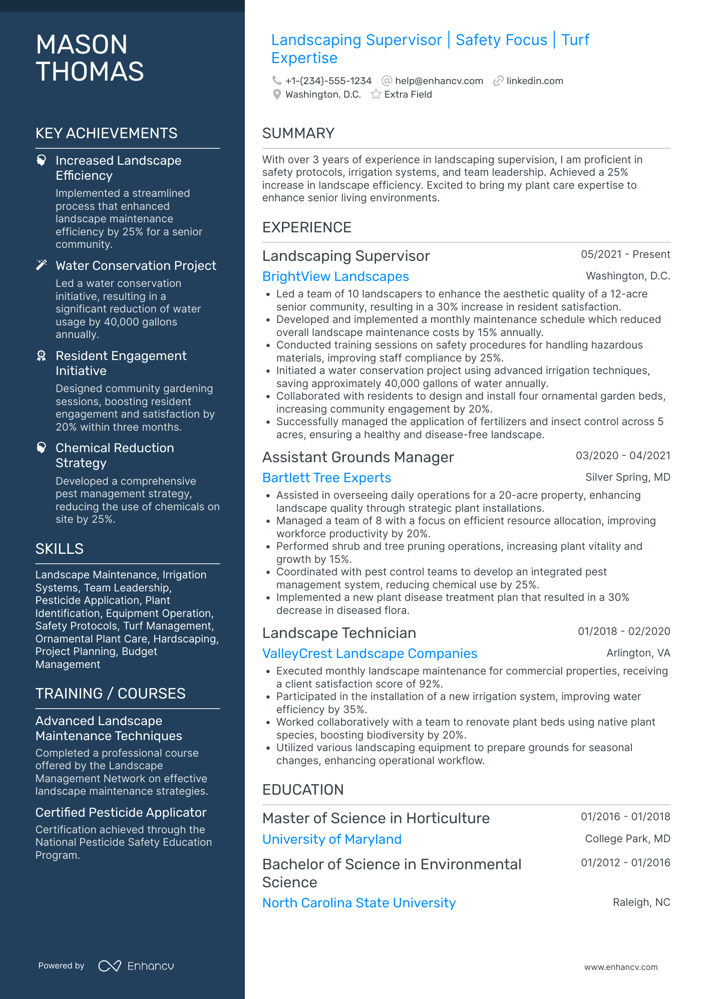 21 Landscaping Resume Examples, Templates & Guide for 2026