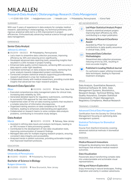 14 Entry-Level Data Analyst Resume Examples & Guide for 2026
