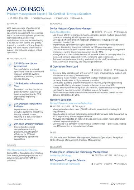 10 Problem Manager Resume Examples & Guide for 2026