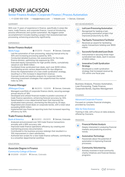10 Banking Business Analyst Resume Examples & Guide for 2025