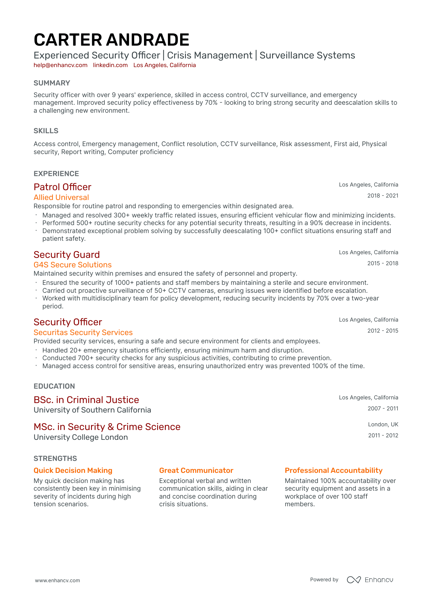 10 Public Safety Officer Resume Examples & Guide for 2026
