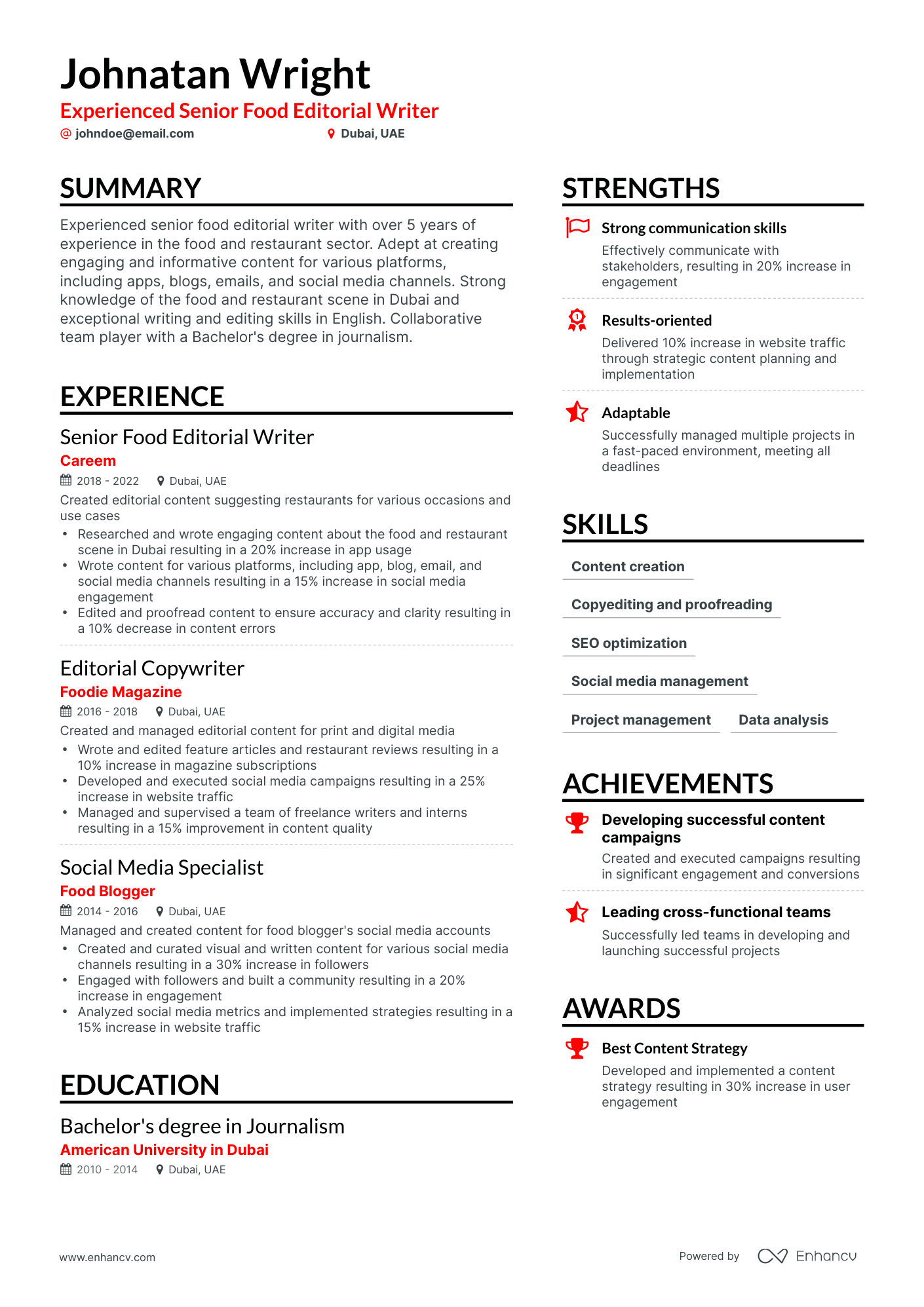 7 Content Manager Resume Examples & Guide for 2024