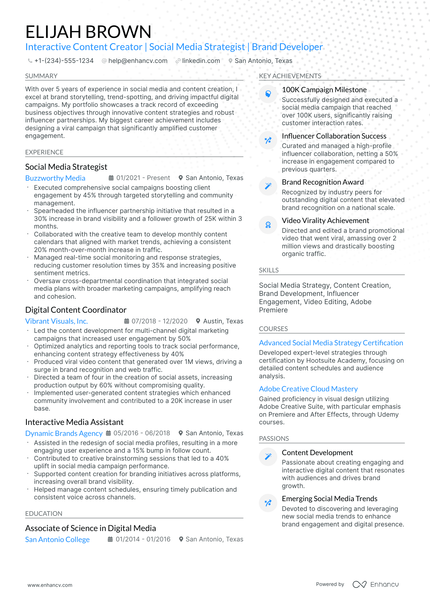 10 Interactive Designer Resume Examples & Guide for 2025