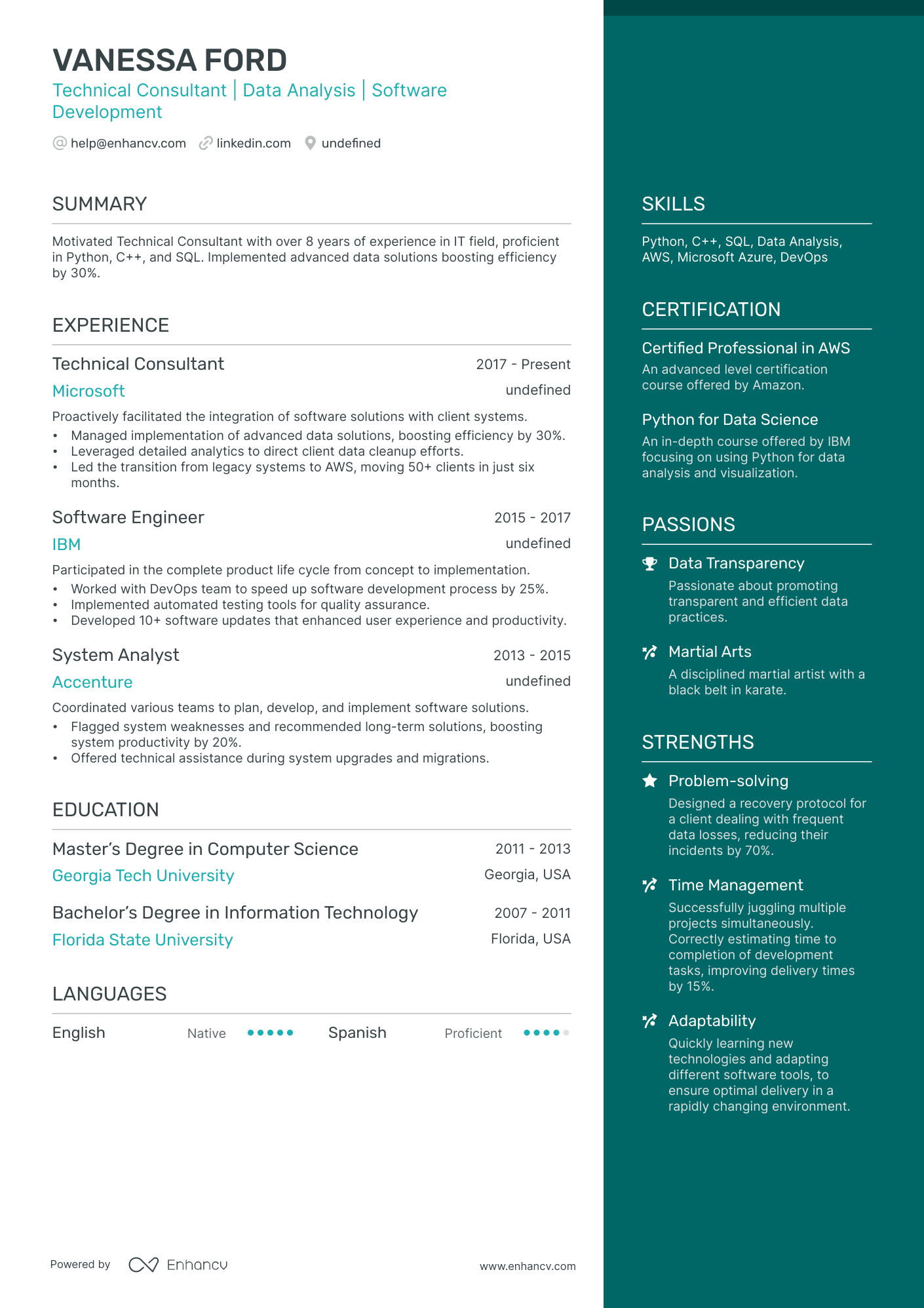 10 Technical Consultant Resume Examples, Templates & Guide for 2026