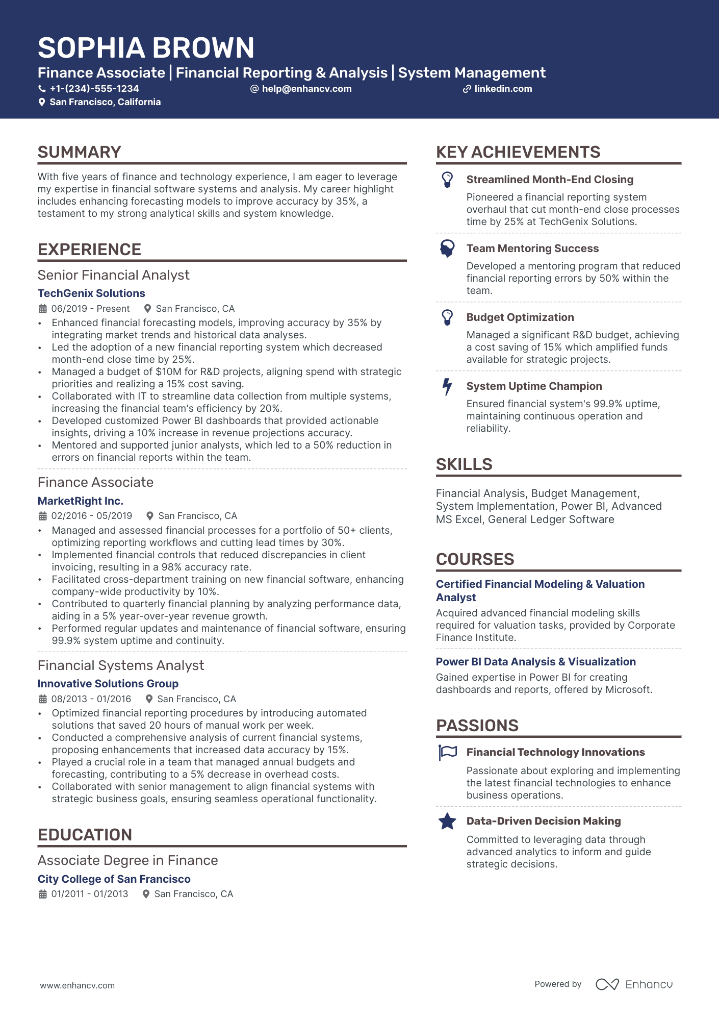 10 Finance Associate Resume Examples & Guide for 2025