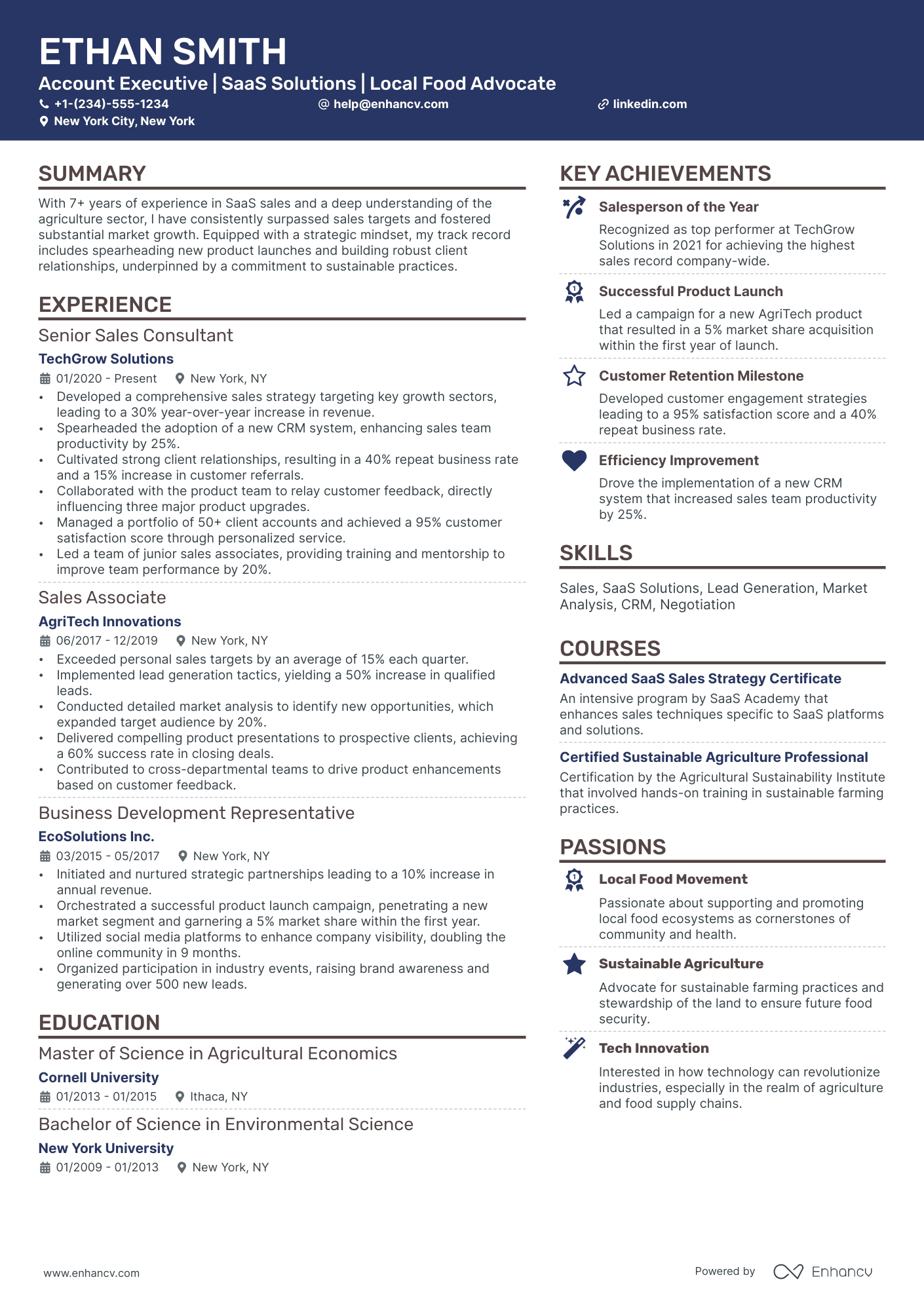 10 SaaS Sales Resume Examples & Guide for 2026