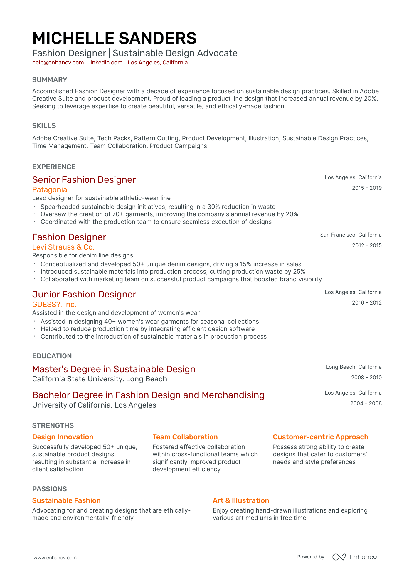 10 Design Intern Resume Examples & Guide for 2025