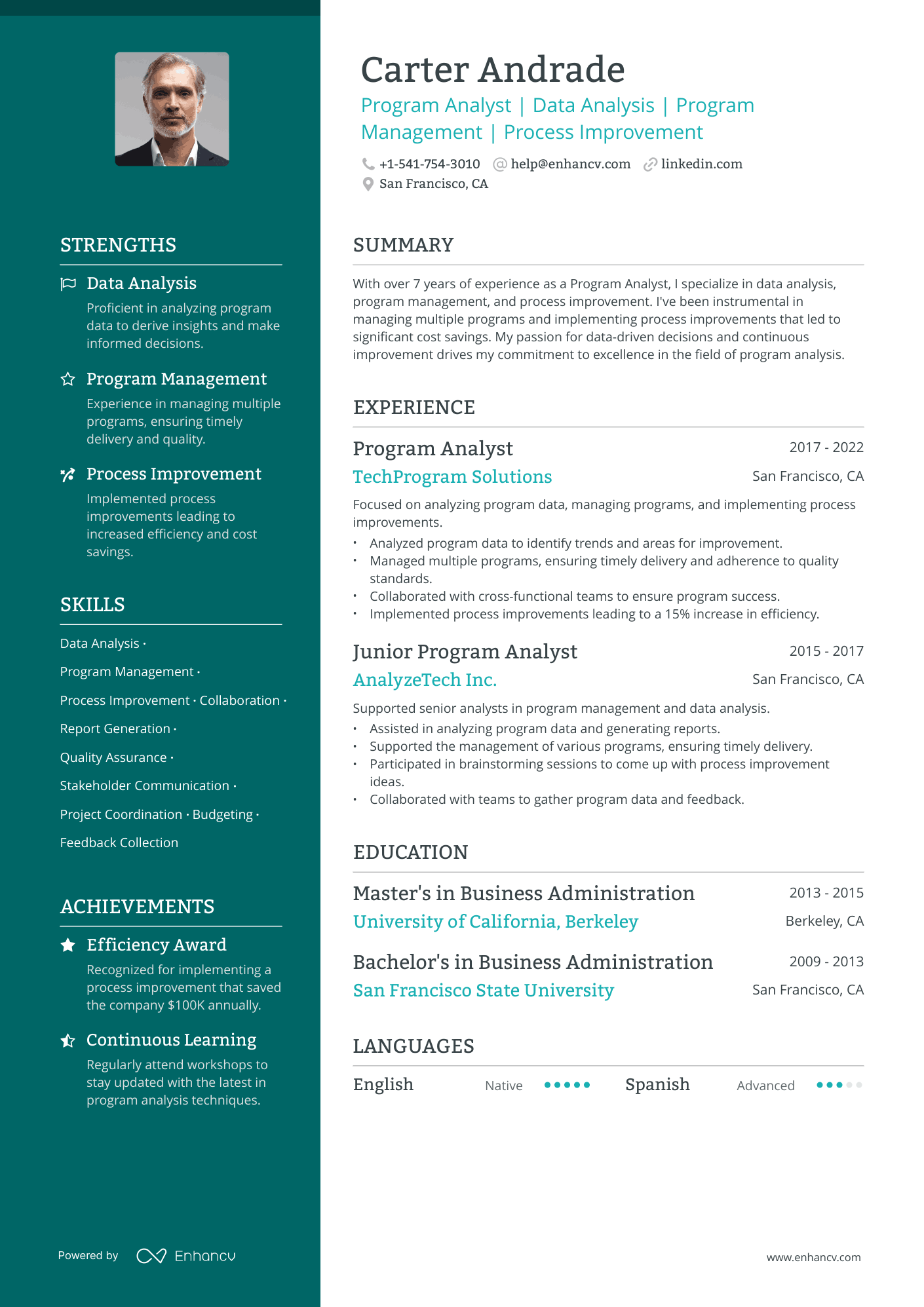 5 Program Analyst Resume Examples & Guide for 2024