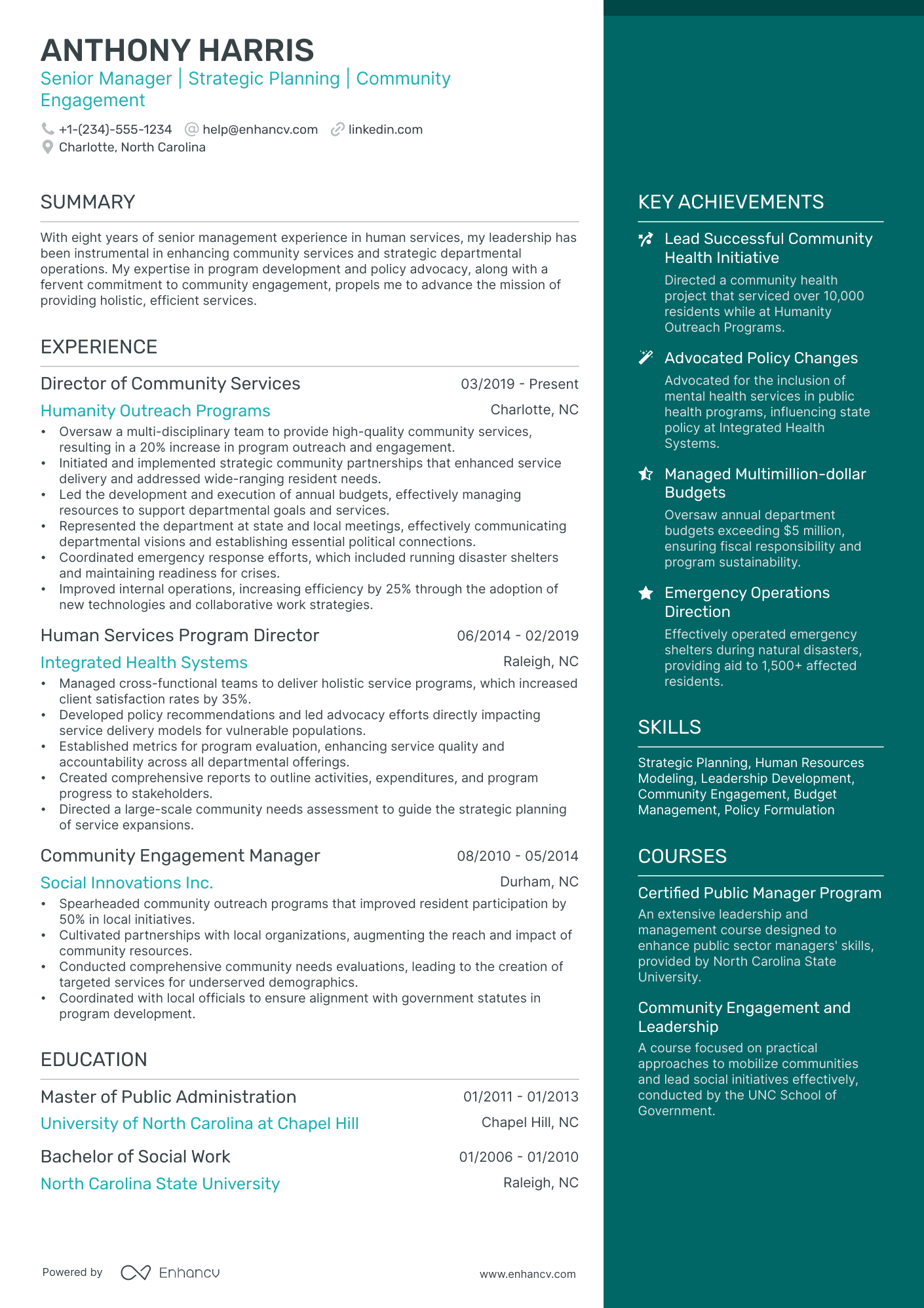 10 Deputy Director Resume Examples & Guide for 2026