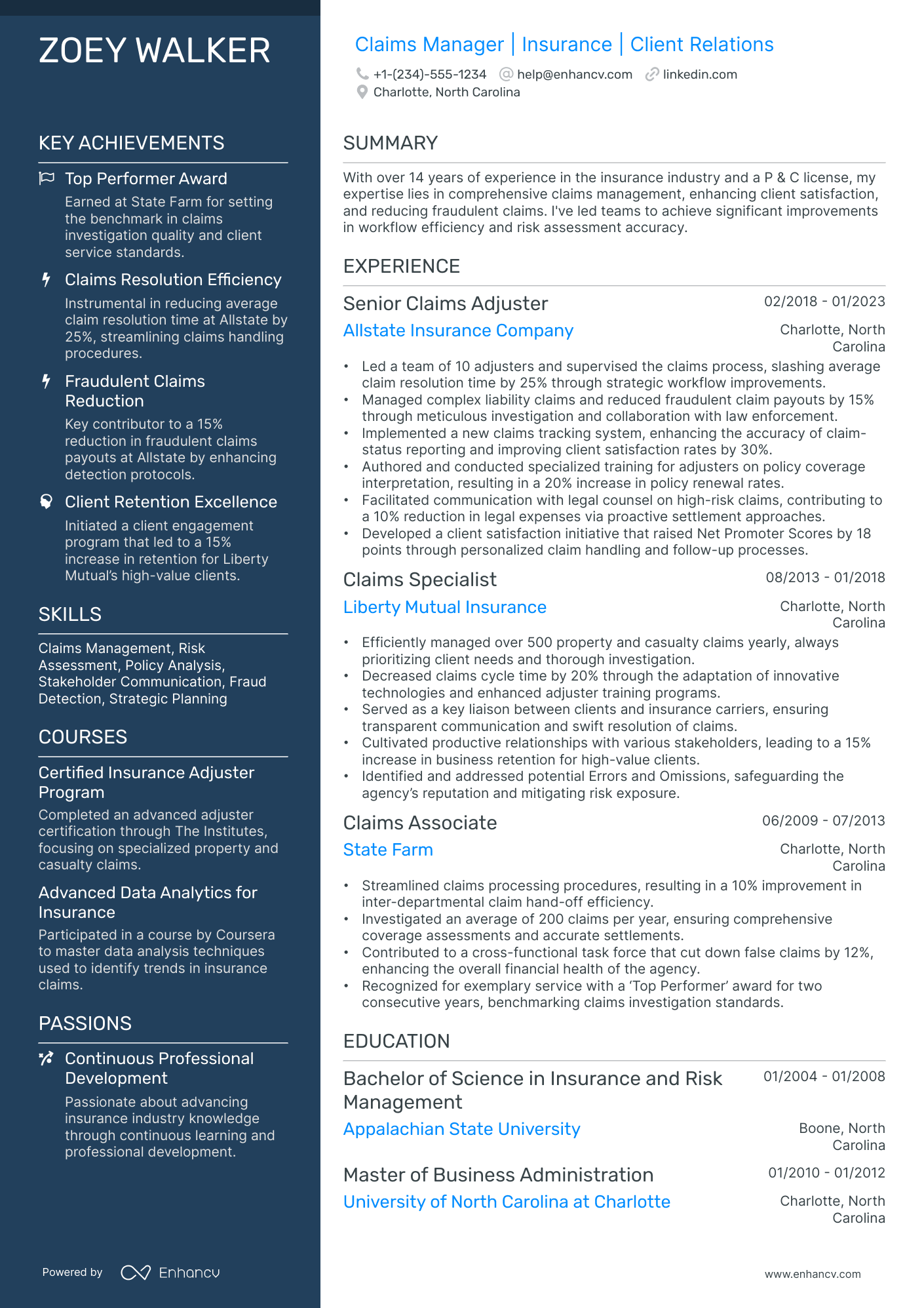 10 Claims Manager Resume Examples & Guide for 2026