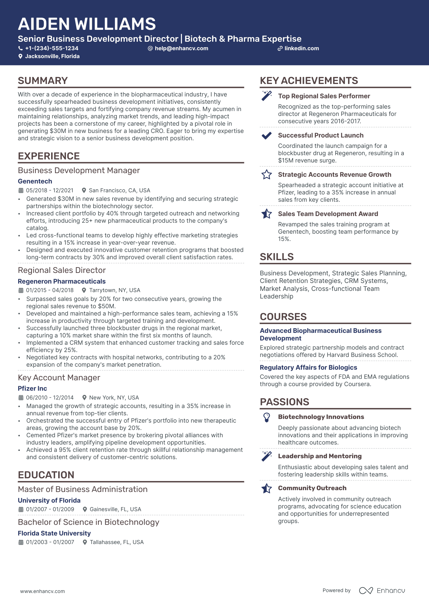 10 Director of Business Development Resume Examples & Guide for 2026
