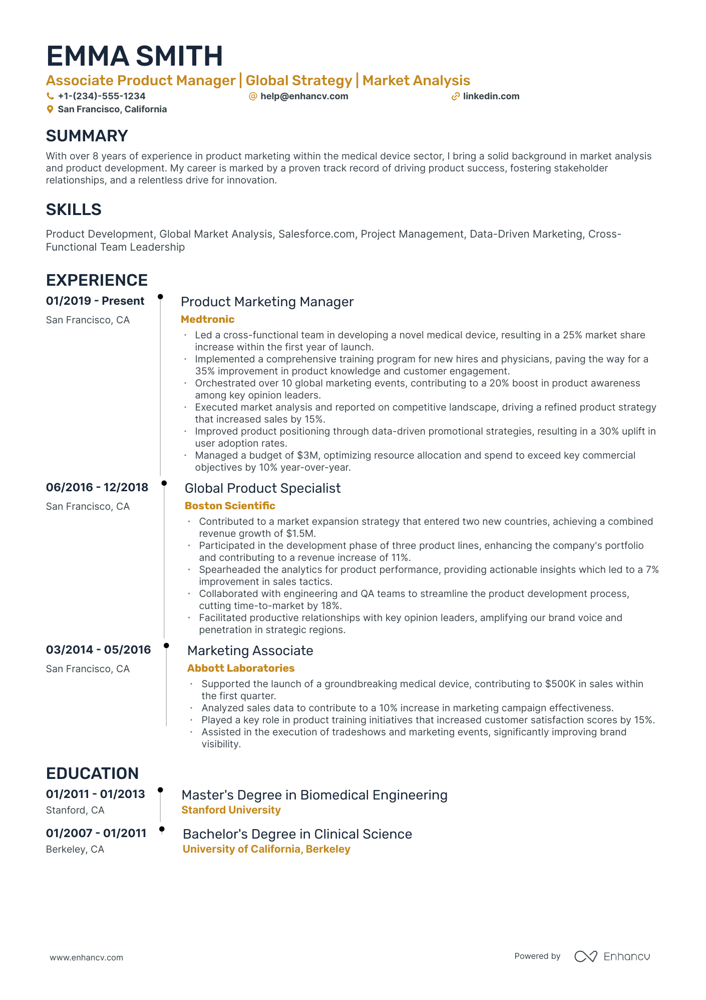 10 Associate Product Manager Resume Examples & Guide for 2026