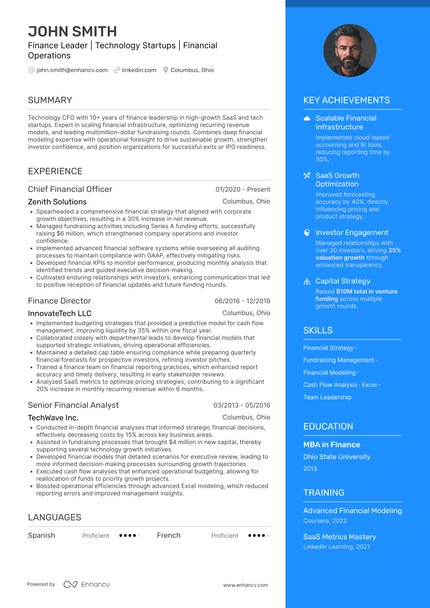 11 CFO Resume Examples & Guide for 2026