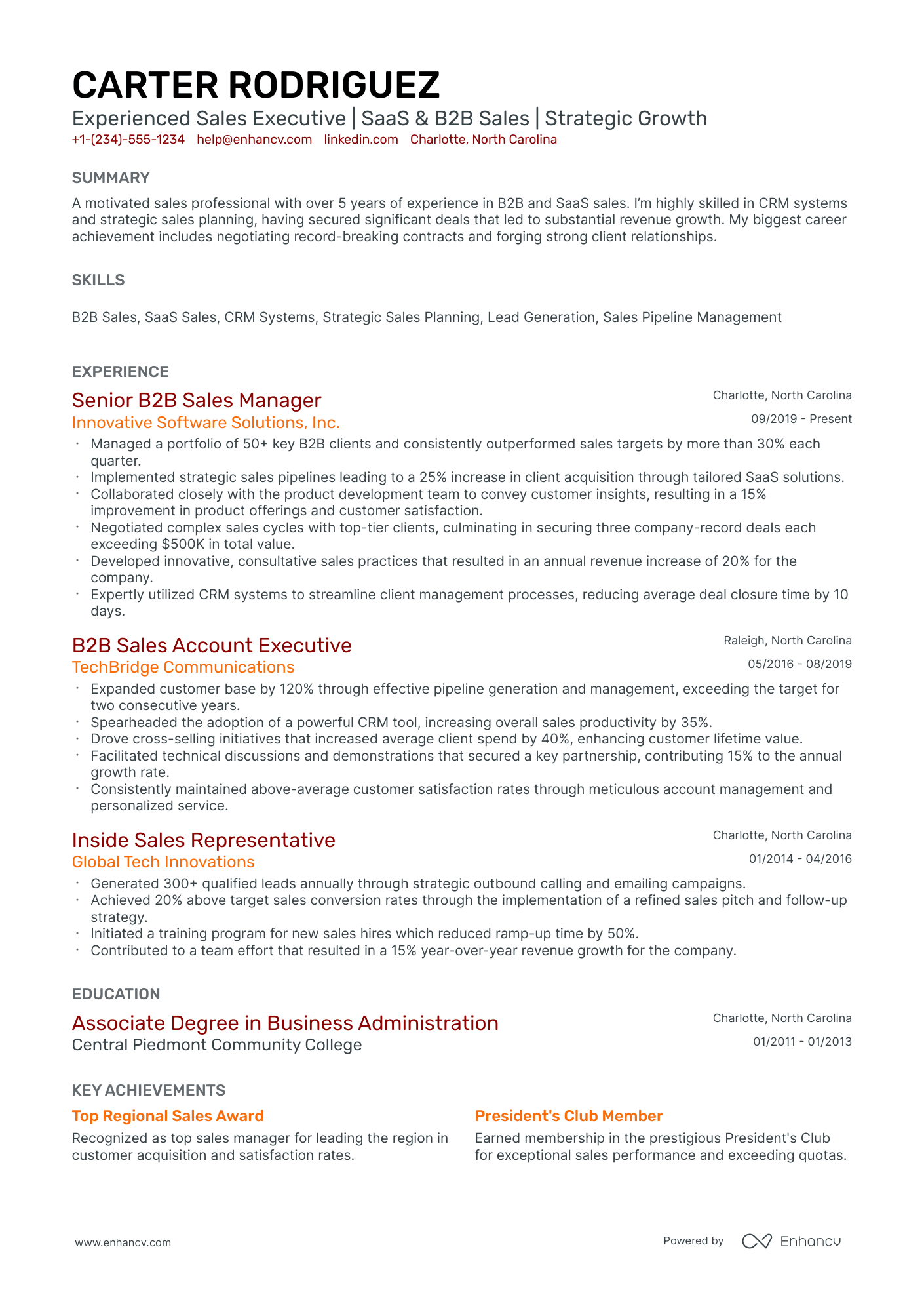 10 Phone Sales Resume Examples & Guide for 2026
