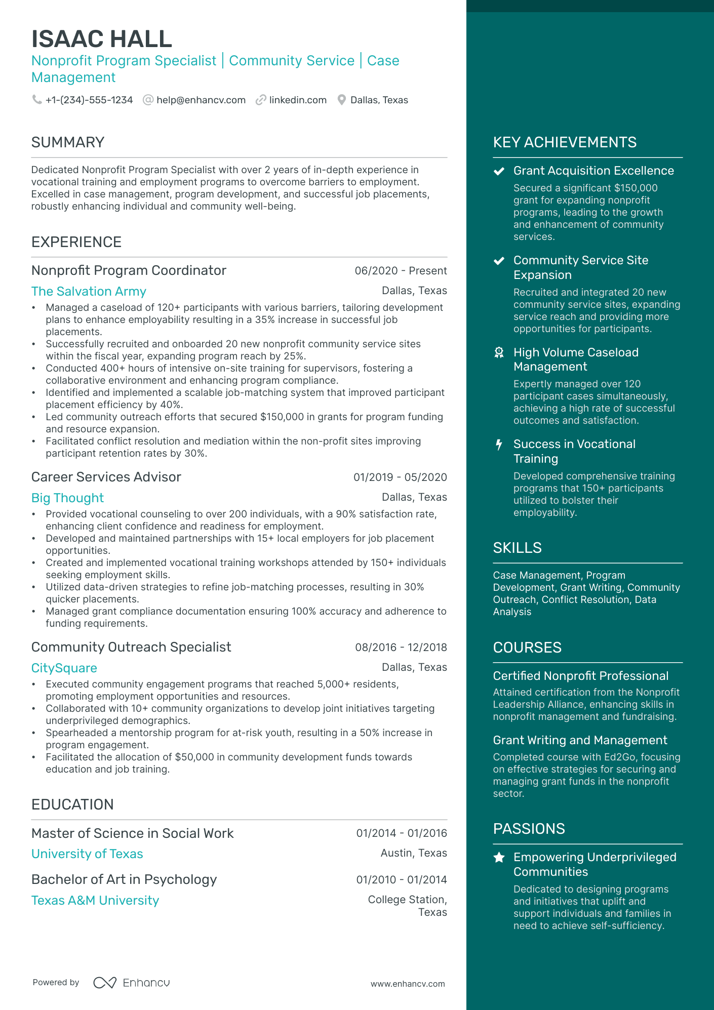 10 Nonprofit Program Manager Resume Examples & Guide for 2026