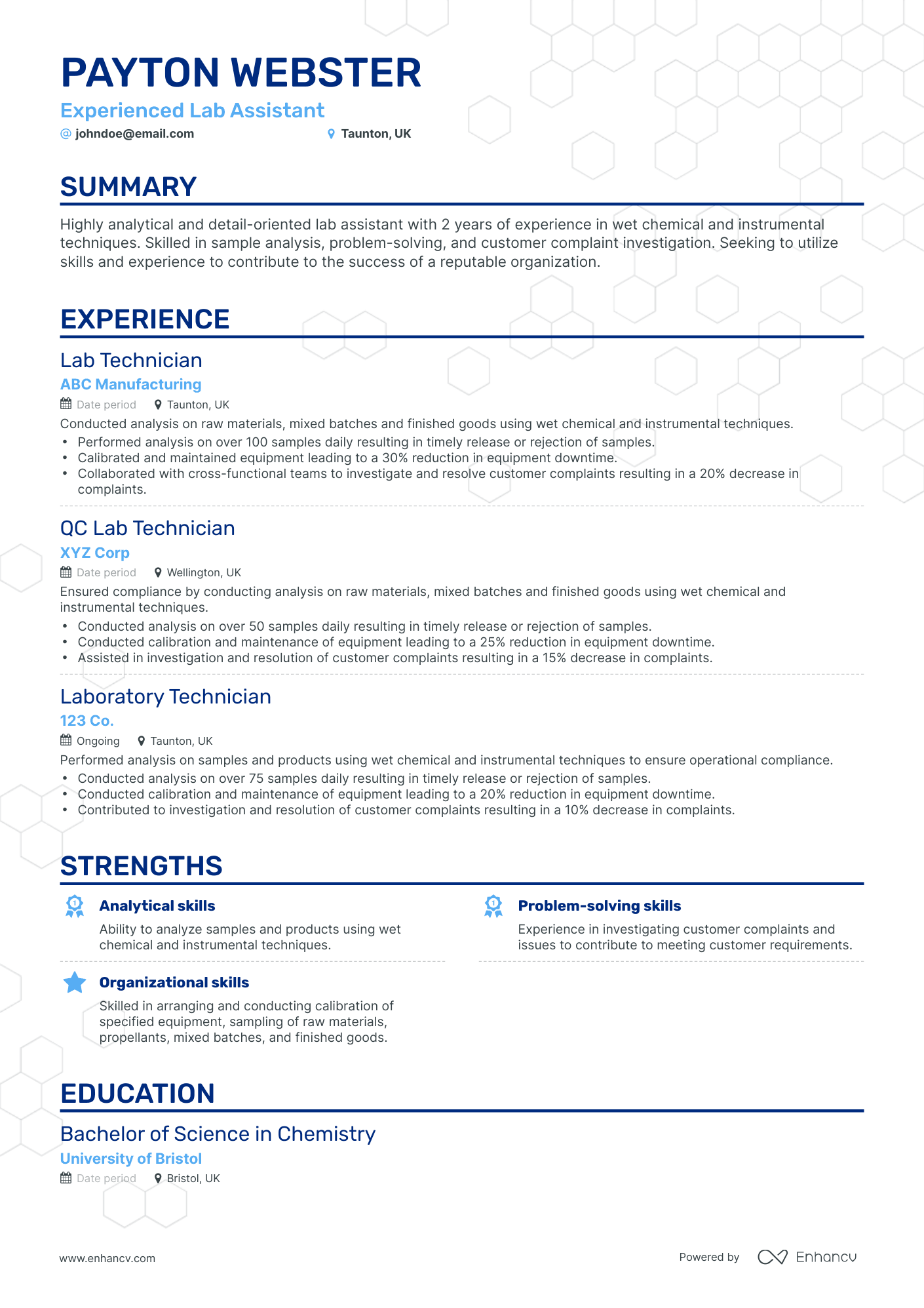 5 Lab Assistant Resume Examples & Guide for 2023