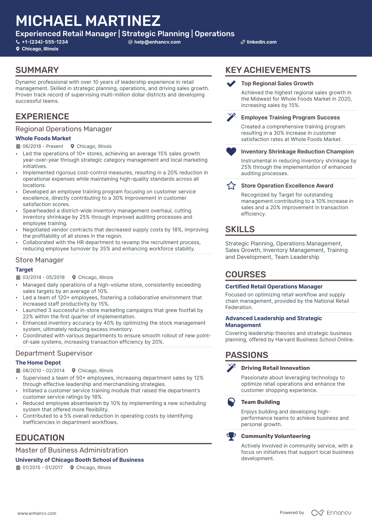10 District Manager Resume Examples & Guide for 2026