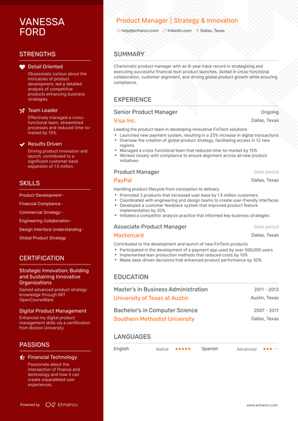 26 Product Manager Resume Examples & Guide for 2024