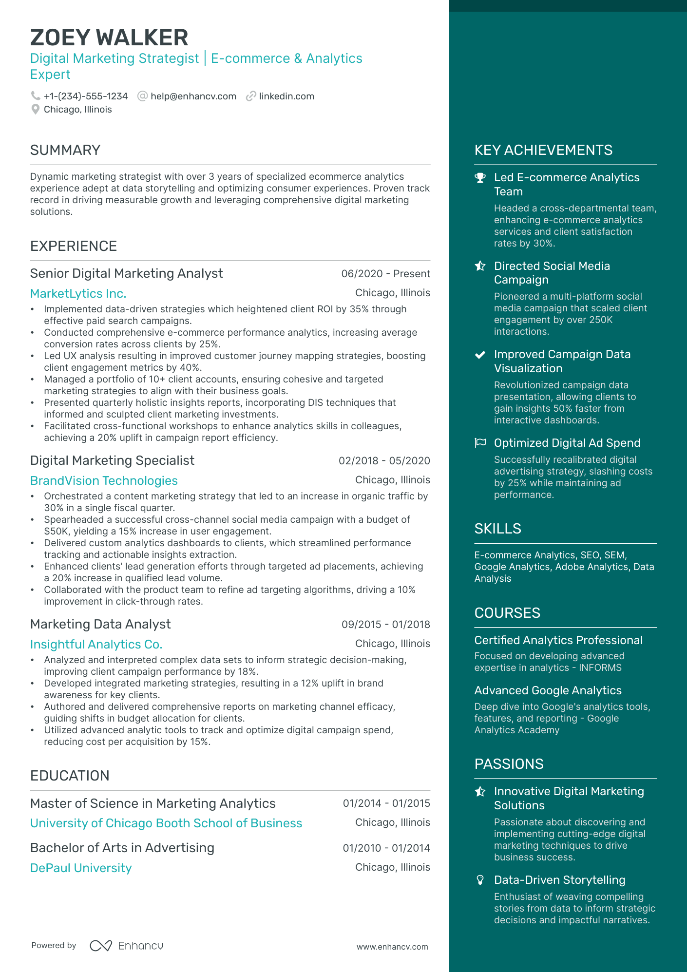 10 Ecommerce Marketing Resume Examples & Guide for 2026