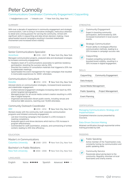 5 Communications Coordinator Resume Examples & Guide for 2024