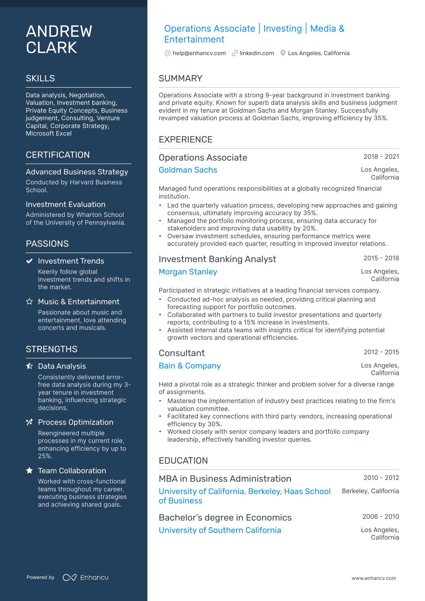 10 Operations Associate Resume Examples & Guide for 2026