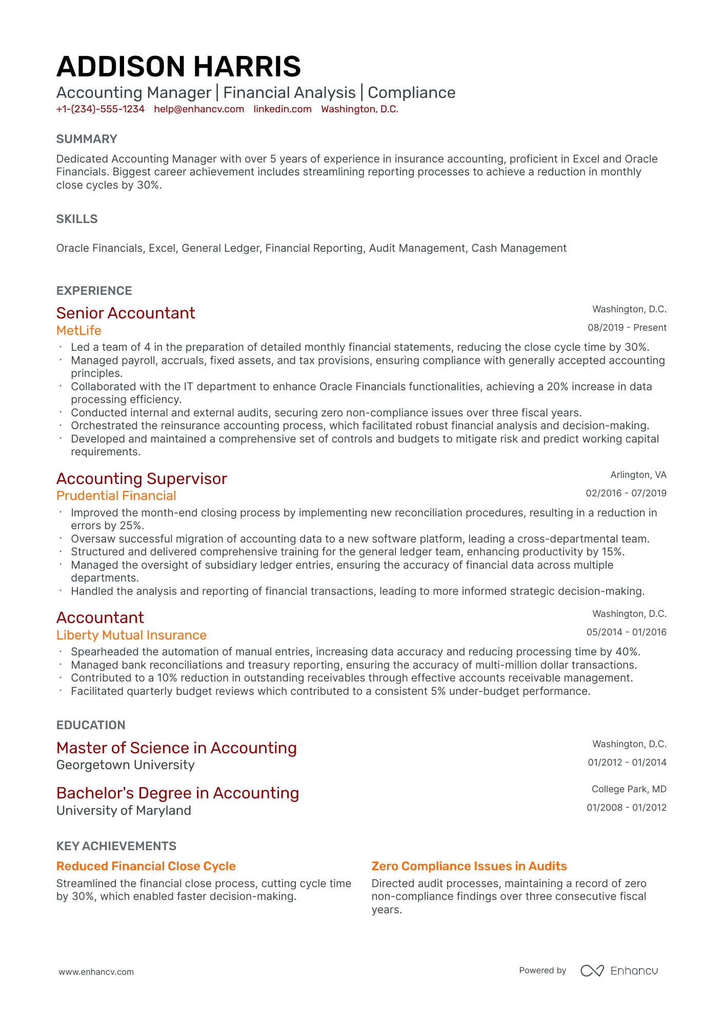 10 General Ledger Accounting Resume Examples, Templates & Guide for 2026